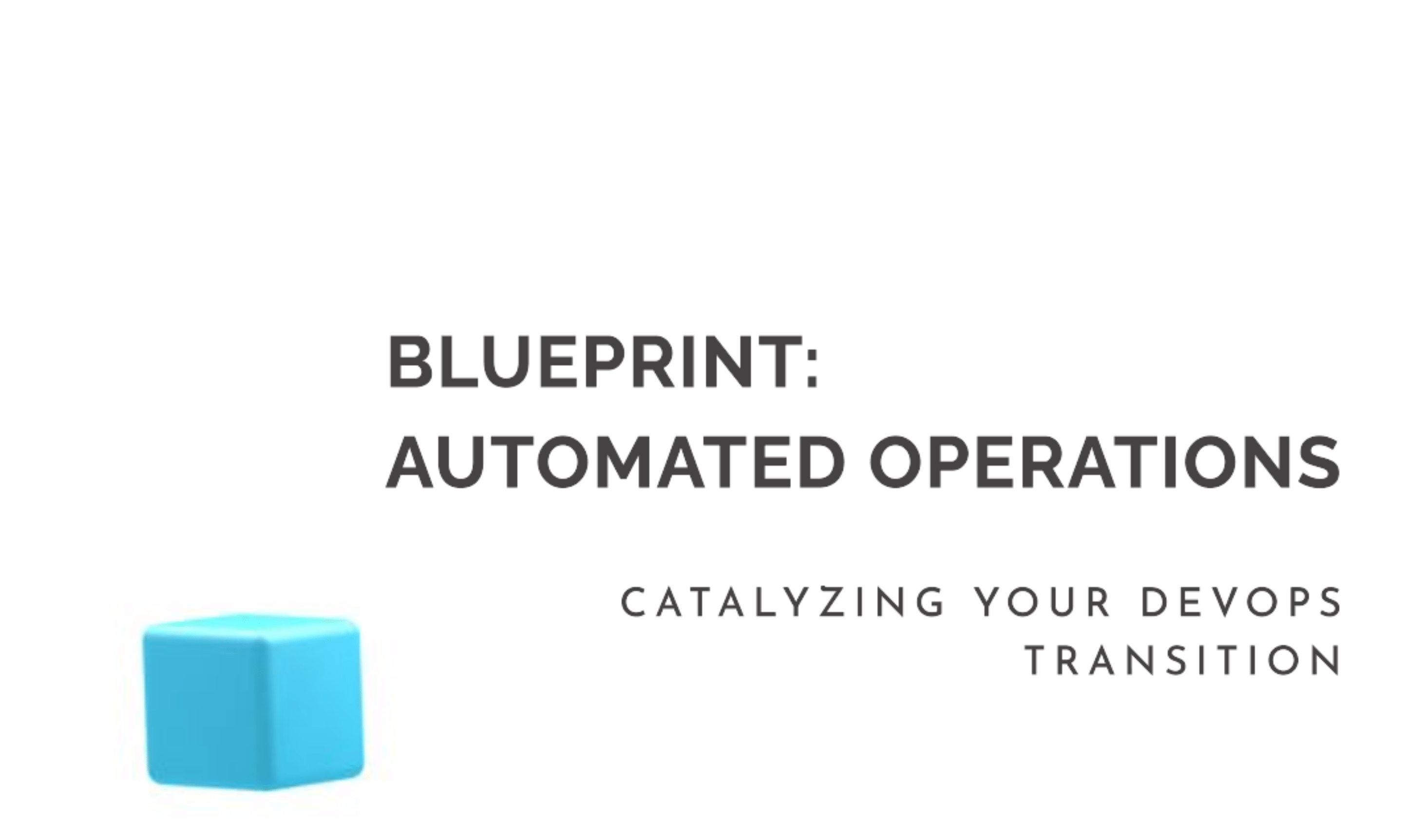 Blueprint: Automated Operations - DevOps Oasis
